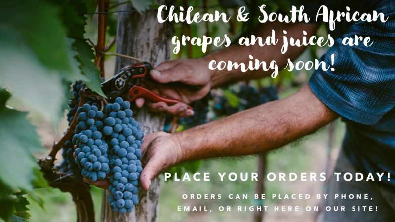 Consumer Fresh Winemakers | Winemaking grapes, juice, equipment, and ...